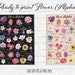 Watercolor Flower Alphabet - Printable ABC Poster - Home Spring Decor ...