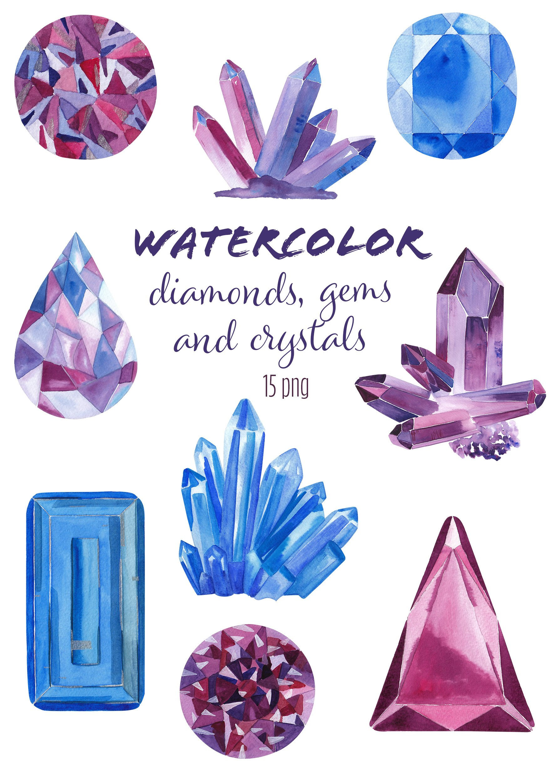 Purple Gem Clip Art