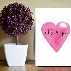 Watercolor Hearts Clipart PNG for Instant Download Pink Purple Hearts ...