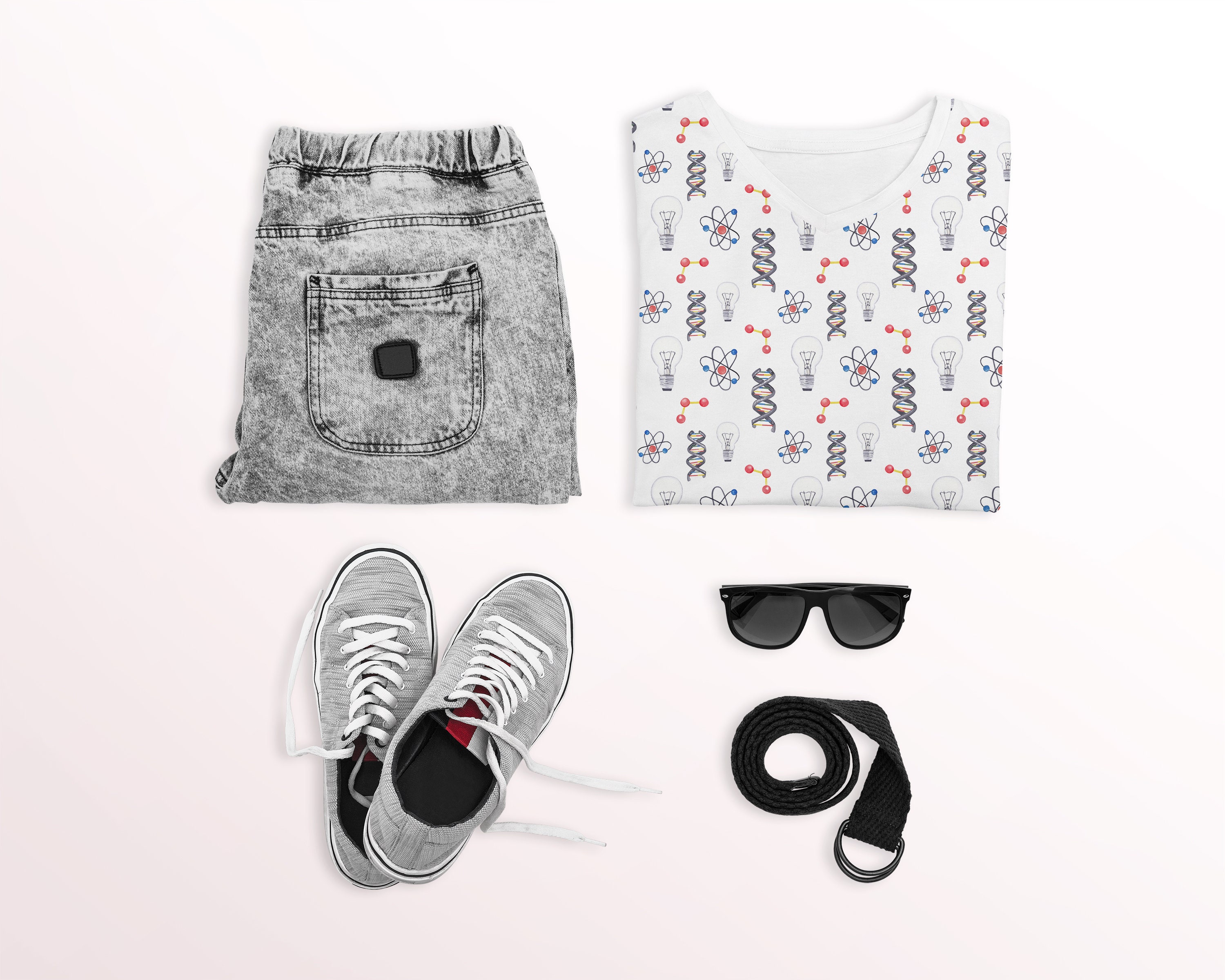 Science Seamless Pattern Watercolor Science Lab Virus Bacteria - Etsy