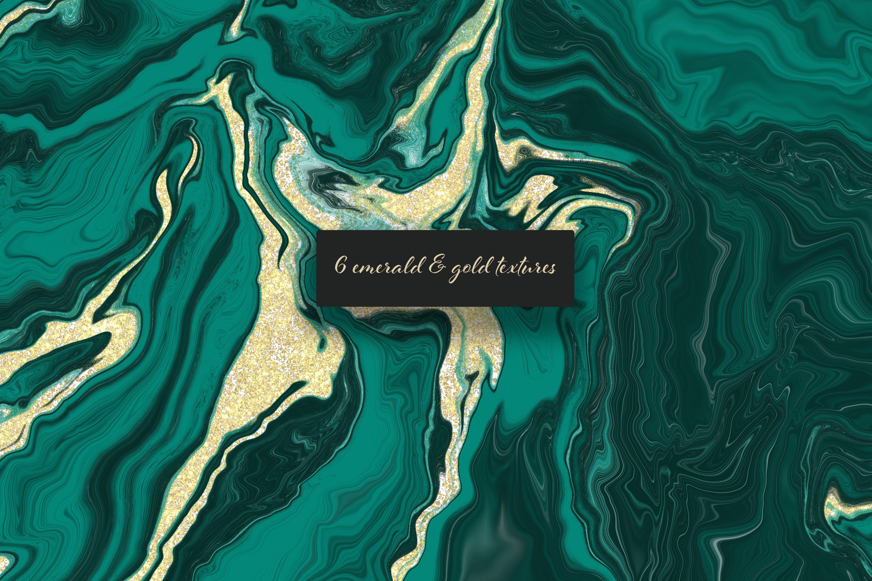 Emerald Marble Textures With Gold Elements Liquid Art Mineral - Etsy