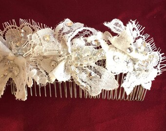 Lace Bridal Comb | Etsy