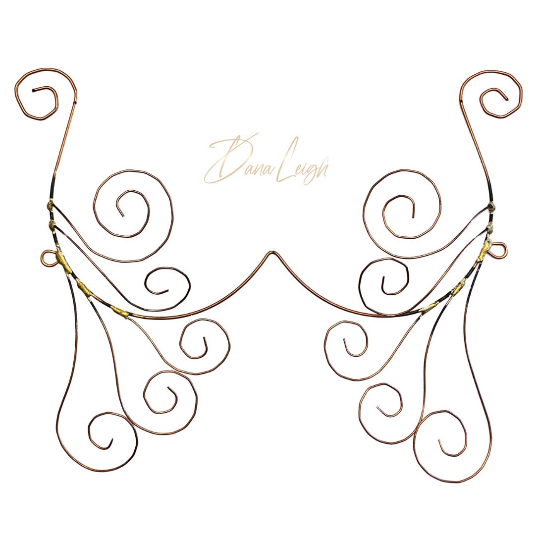 Swirly Wire Bra Frame / Ready to Ship / Non-customizable - Etsy