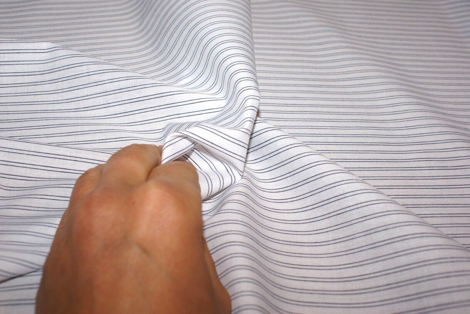 Hamptons Style Stripe Cotton Fabric, Light Weight, by the Metre - Etsy ...