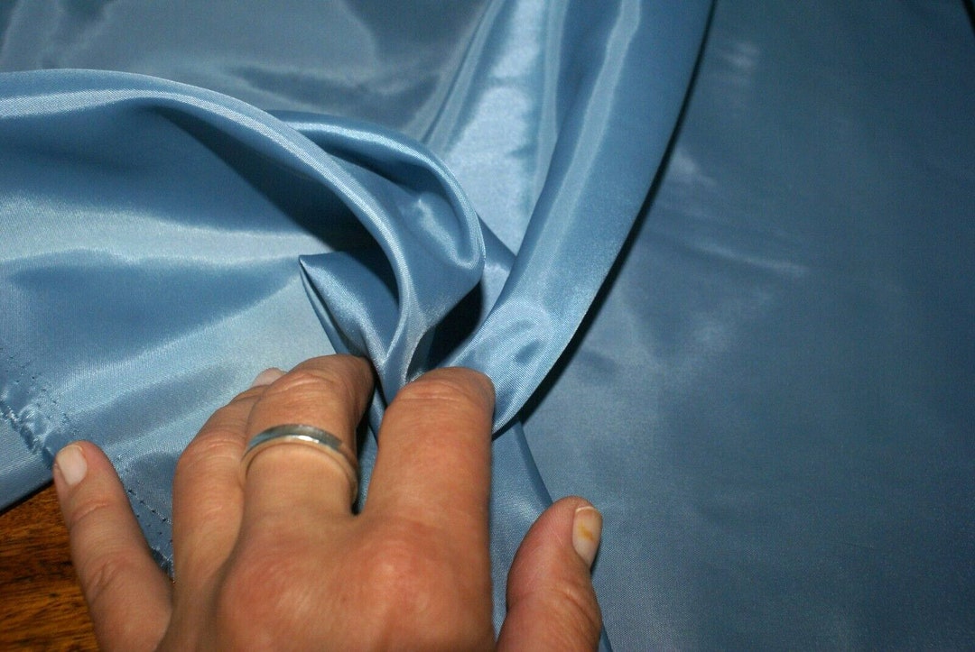 Misty Blue Charles Parsons Lining, Interlining Fabric, 2.5m Lot - Etsy
