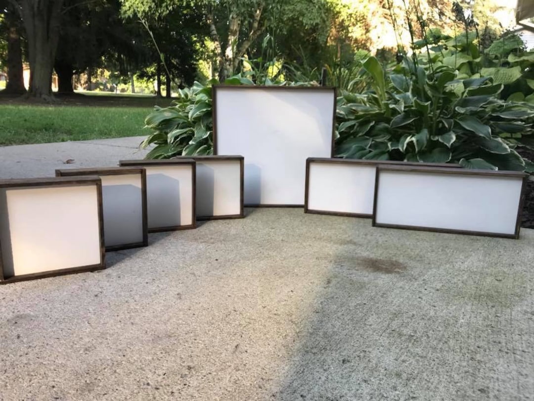 Wood Blanks, Wood Signs for Paint Party, White Wood Sign,rustic Wood ...