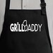 Grill Daddy Apron, Grill Apron, Grill Master, BBQ Apron, Kitchen Apron ...