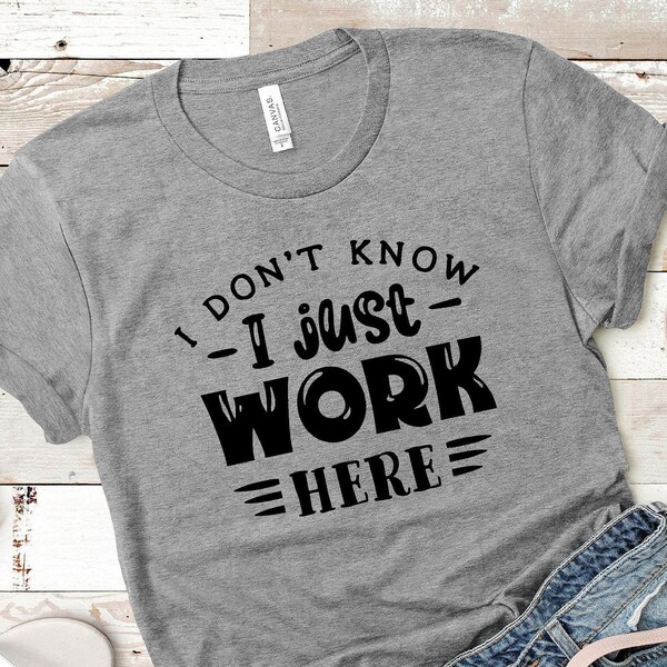 Here Work T Shirt - Etsy
