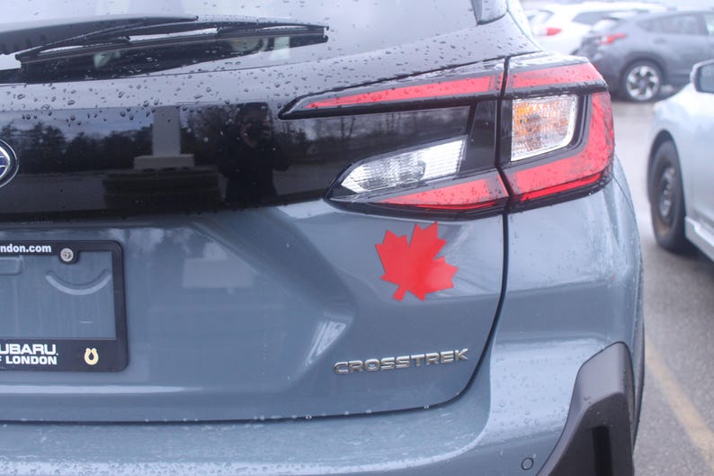 Red Maple Leaf Car Magnet: Weatherproof Canada Auto Decal - Etsy