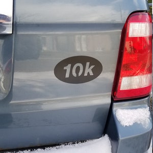 Black 10k Runner Magnet for Cars, Lockers, Doors or Refrigerators ...