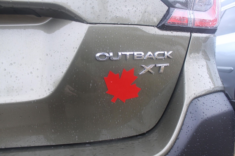 Red Maple Leaf Car Magnet: Weatherproof Canada Auto Decal - Etsy
