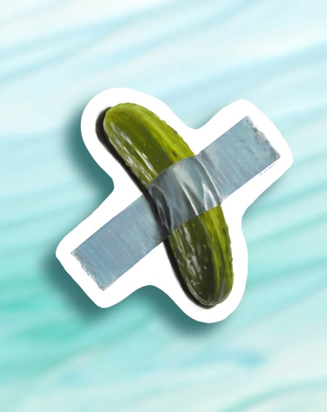 Pickle Art Sticker, Pickle Love Sticker, Sticker for Laptop and Bottle ...
