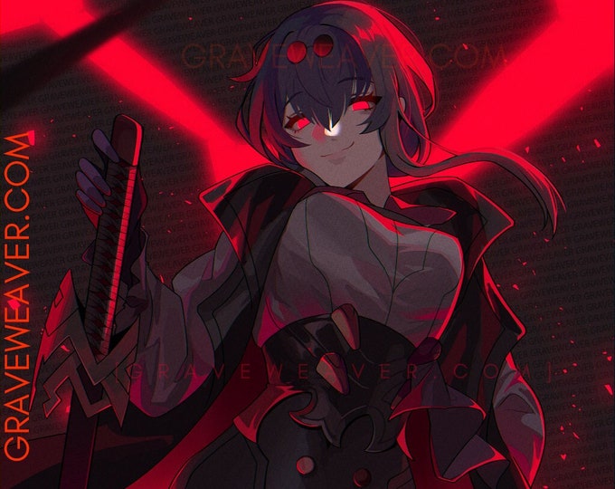 Honkai Star Rail HSR Kafka Artwork Print 11 X 17 - Etsy