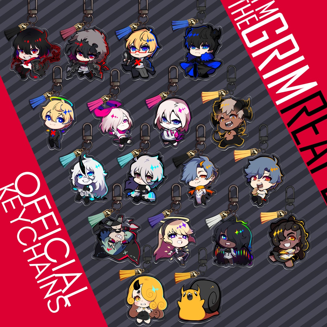 OFFICIAL I'm the Grim Reaper WEBTOON / Manga 2.5 Inch Acrylic Keychains ...