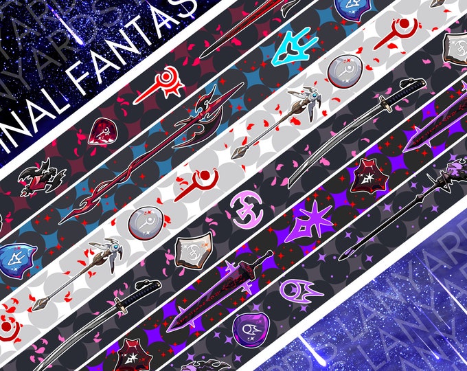 FFXIV Final Fantasy 14 Class Lanyards: Red Mage, Dragoon, White Mage ... FFXIV Final Fantasy 14 Class Lanyards: Red Mage, Dragoon, White Mage ...