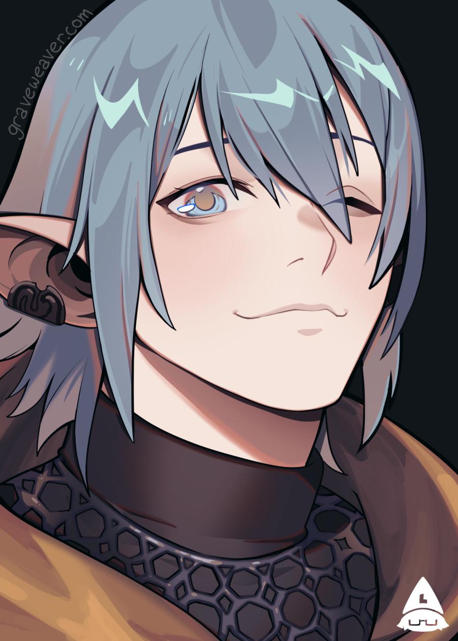 Final Fantasy 14 FFXIV Haurchefant Greystone Fanart Mini Print 5 X 7in ...