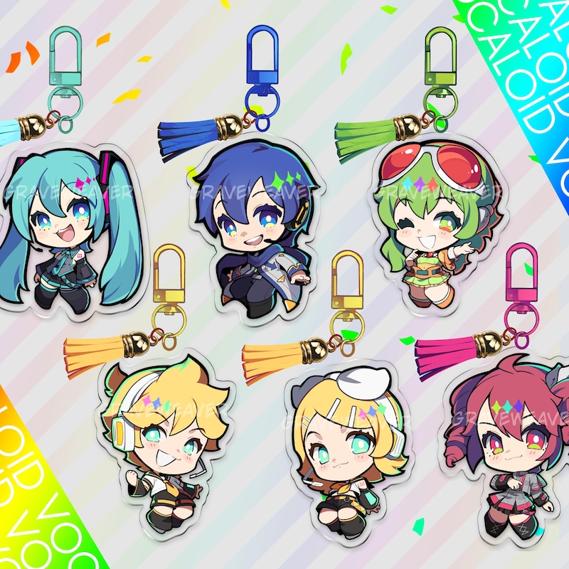 Hatsune Miku Keychain - Etsy