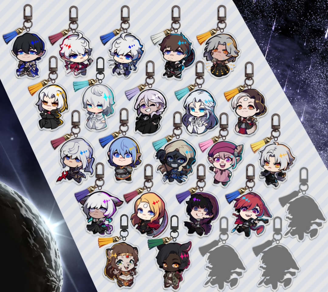 Final Fantasy 14 FFXIV 2.5inch Character Keychains: Wuk Lamat (NEW ...