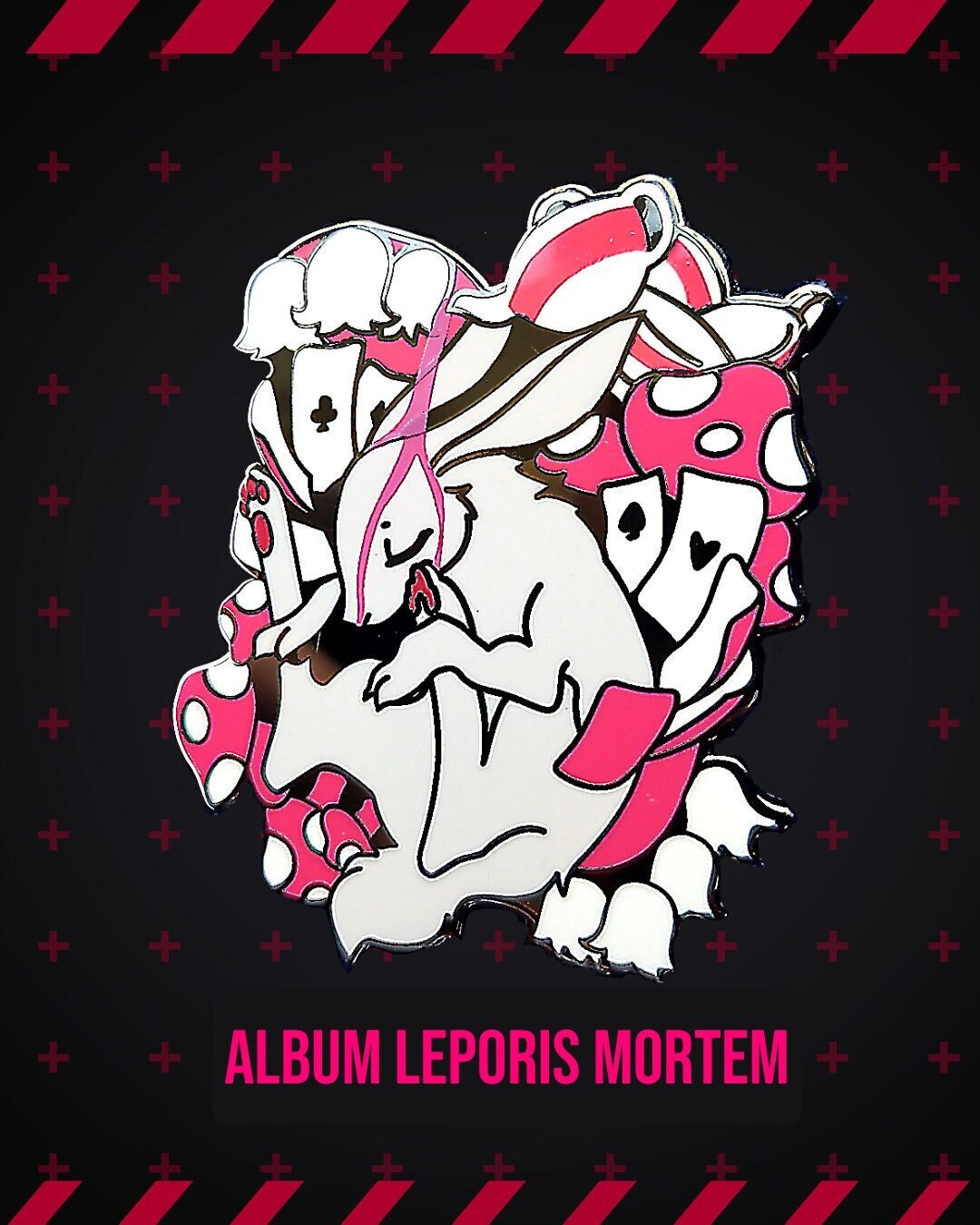 Album Leporis Mortem: I'm the Grim Reaper Brook 2in Enamel Pin - Etsy