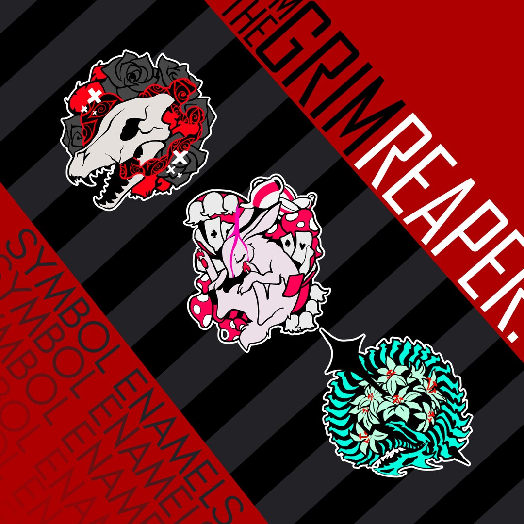 I'm the Grim Reaper Symbol Enamel Pins - Etsy