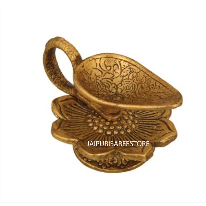 1-200 Pcs Lotus Brass Finish Diya Indian Handcrafted Brass - Etsy