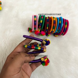 Lot of 1-100 Pcs Mix Color Kids Thread Bangle Bracelets Mehndi - Etsy
