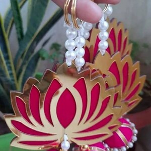 Lot 25-100 Beautiful Trending Lotus Hangings for Home Decor, Puja Decor ...