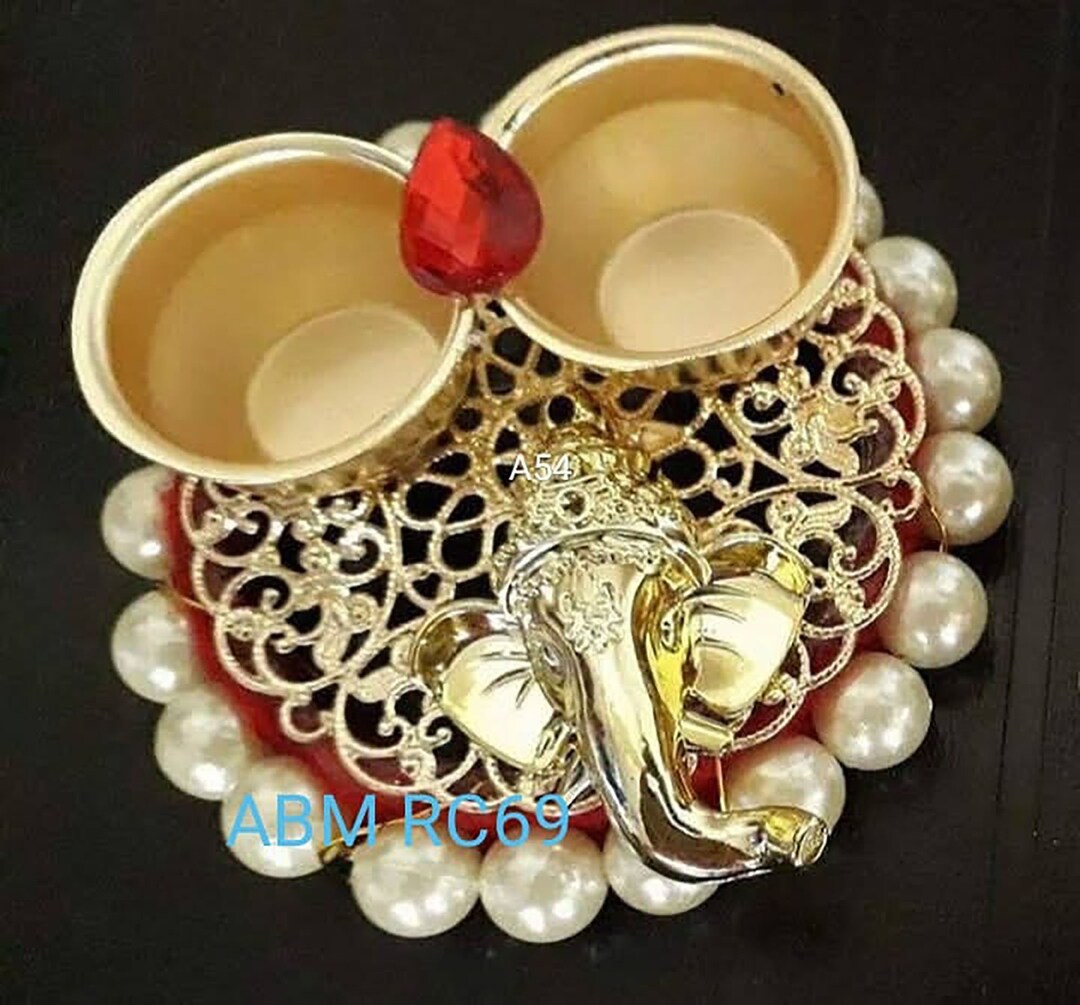 Ganesha Haldi Kumkum Holder Diwali Gift Indian Return Gift Baby Shower ...