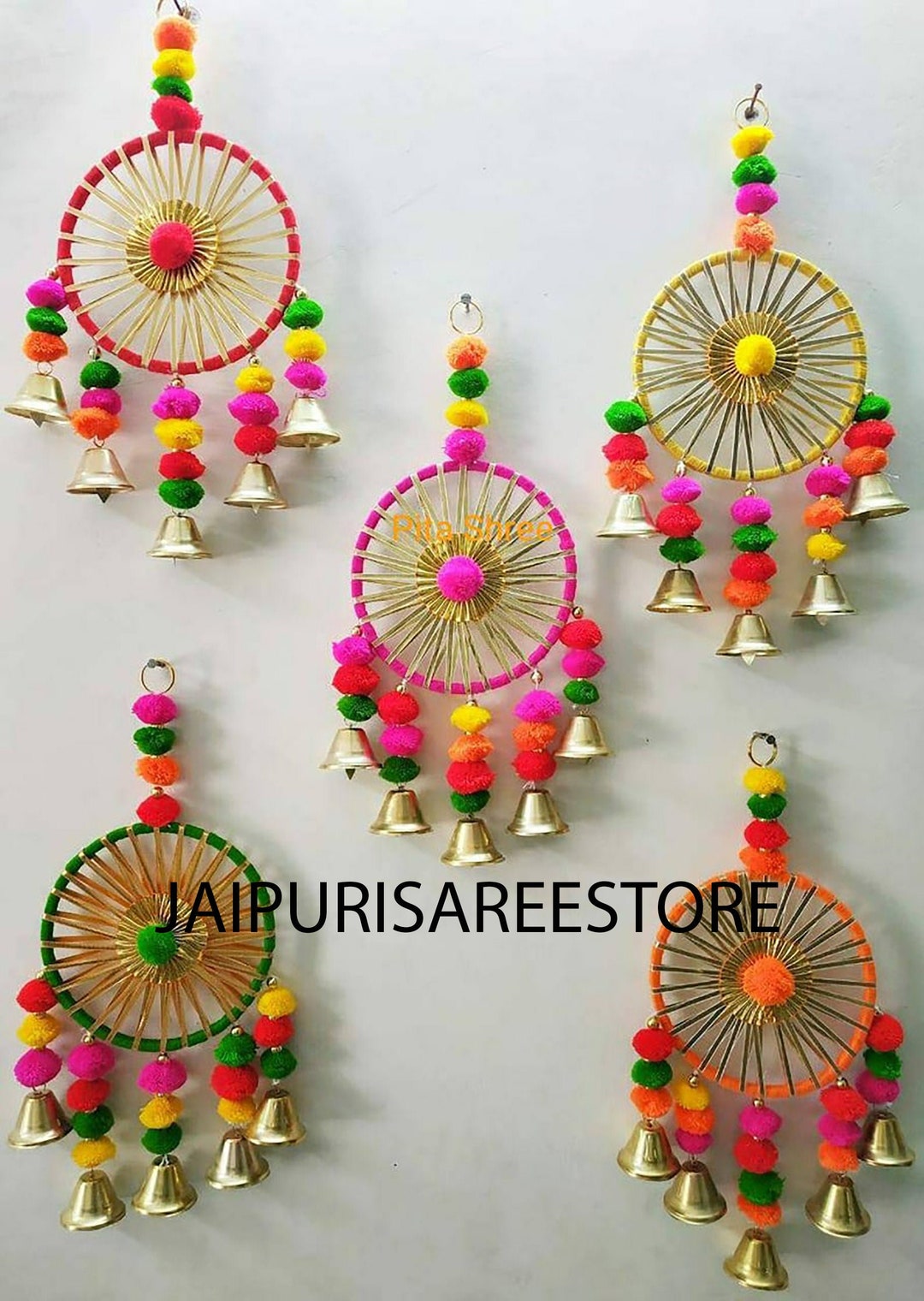 25 X Wedding Mehendi Decor Dreamcatcher Wall Hangings Indian Shaadi ...