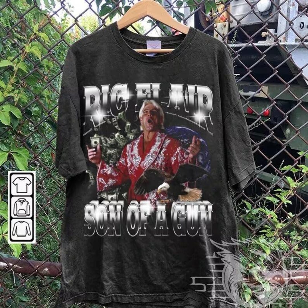 Ric Flair Vintage Unisex Shirt, Vintage Ric Flair Tshirt Gift for Him ...