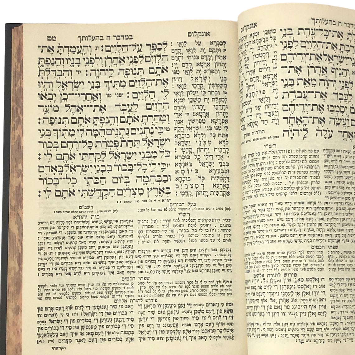 Hebrew Vintage Jewish Books Beit Yehuda Pentateuch Complete Bamidbar 5 ...