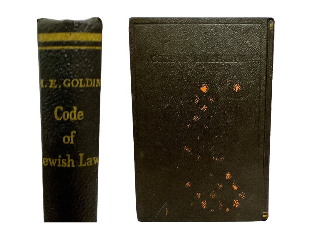 1927 "kitzur SHULCHAN Aruch" - Rabbi Solomon Ganzfried Vintage Jewish ...