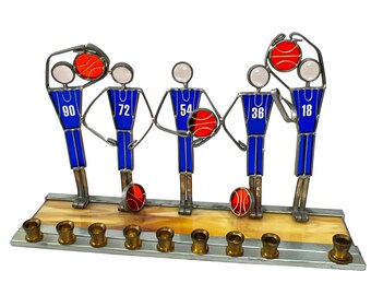 Nba Glass Art - Etsy