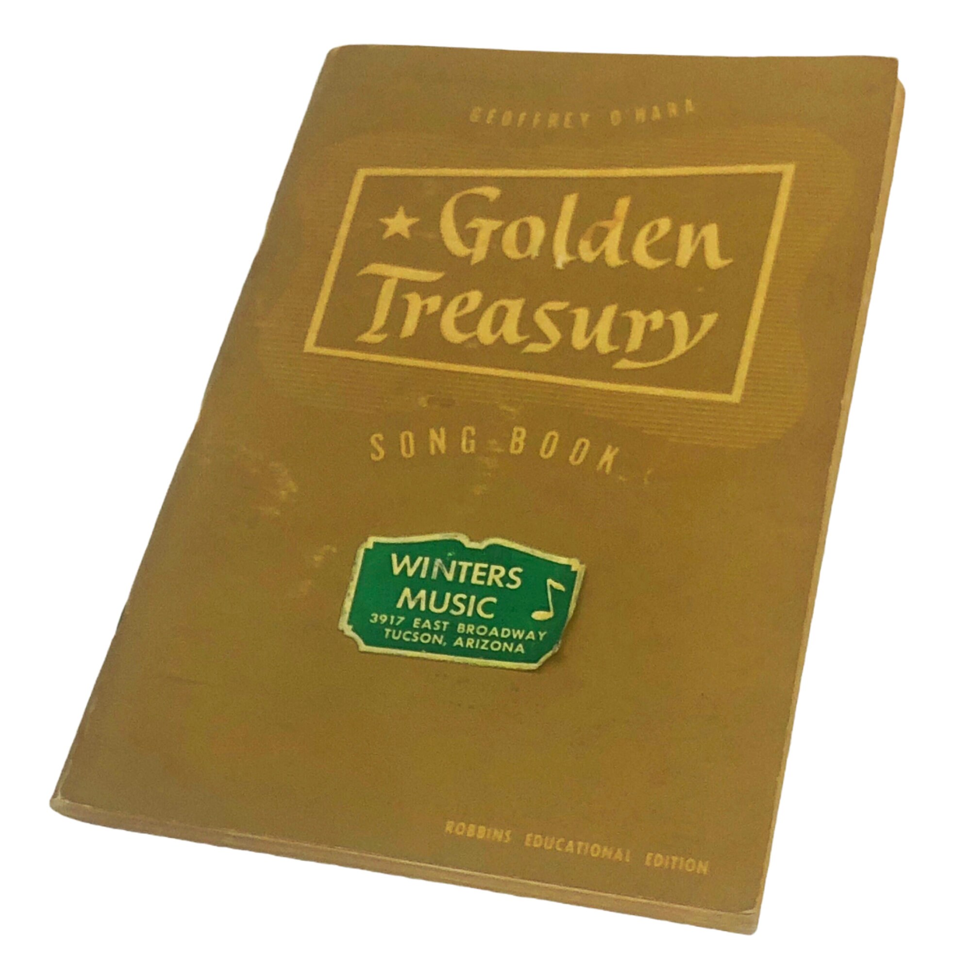 1943 Golden Treasury Song Book by Geoffrey O'hara Classic - Etsy
