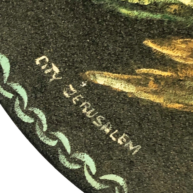 15 Jerusalem Israel Wall Hanging Metal Plate Colorful - Etsy