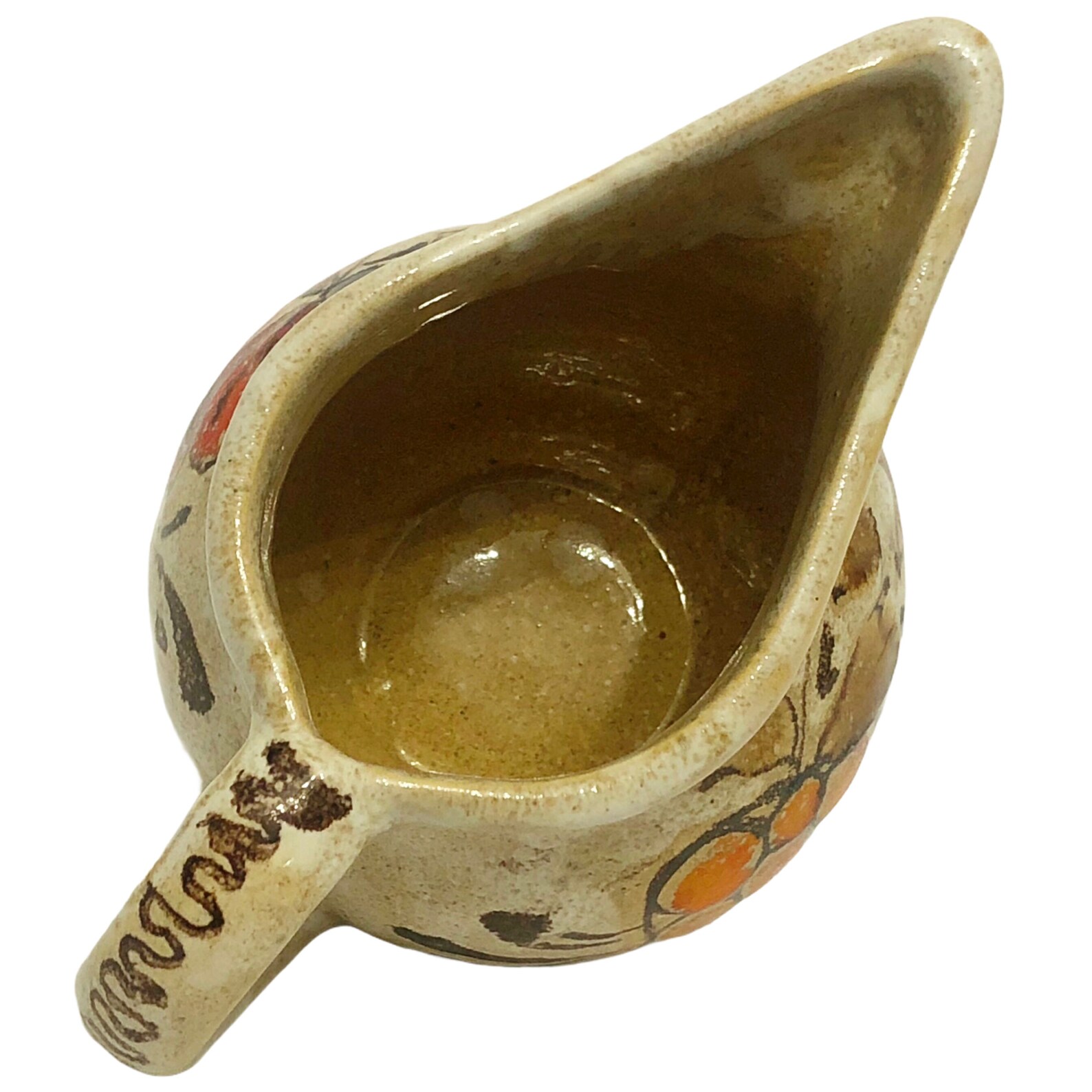 Hand Painted Italian Creamer Pitcher Farmhouse Style Red - Etsy