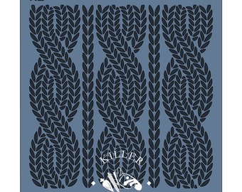 Cable Knit Stencil - Etsy