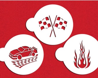 Race Car Stencil - Etsy