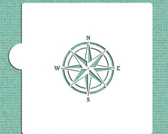 Compass Rose Stencil - Etsy