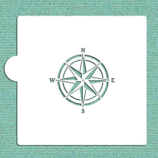 Compass Rose Stencil - Etsy