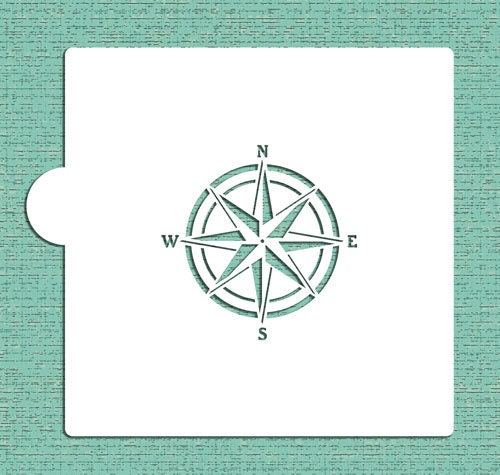 Compass Rose Stencil - Etsy