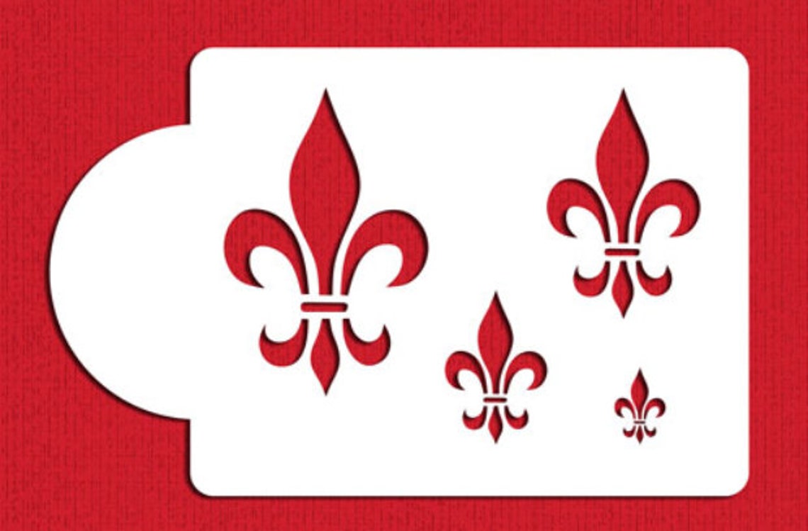 Fleur De Lis Stencil | Etsy