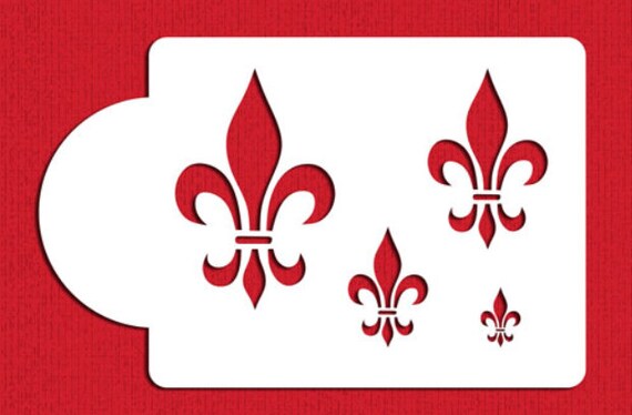 Fleur De Lis Stencil | Etsy