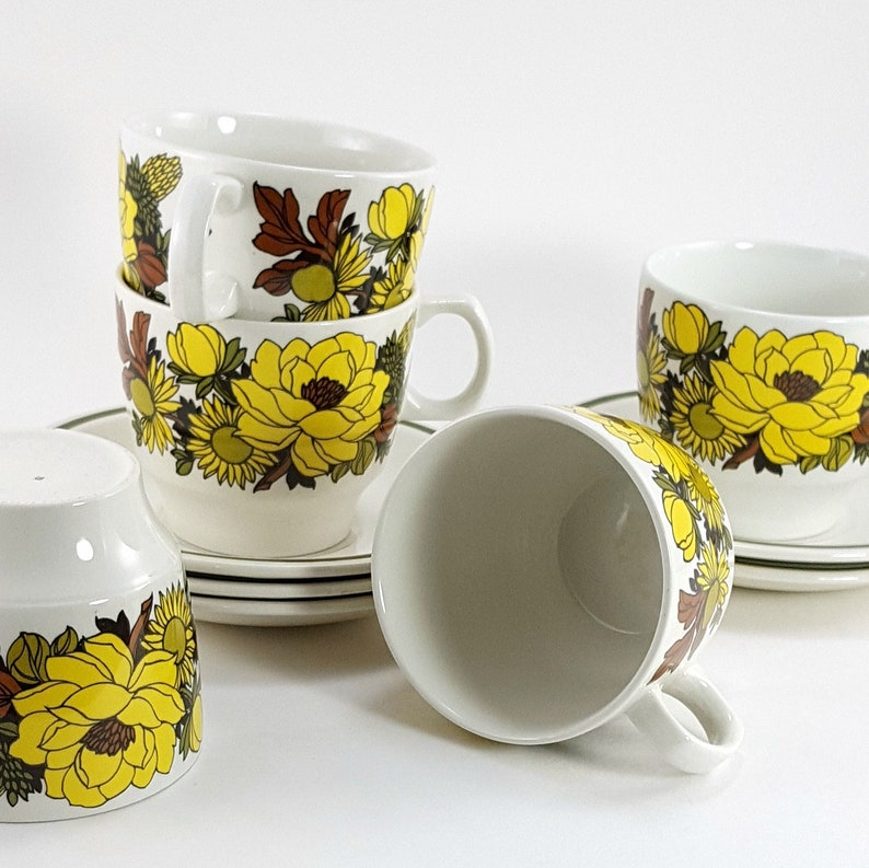 Vintage Retro Mod Floral Mayflower Pattern Grindley China - Etsy