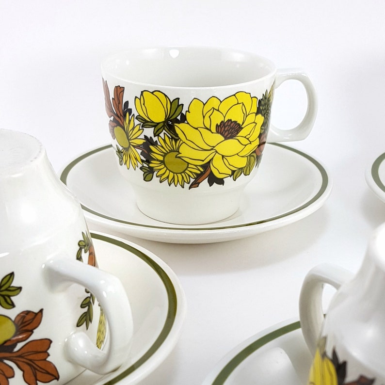 Vintage Retro Mod Floral Mayflower Pattern Grindley China - Etsy