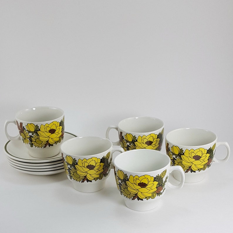 Vintage Retro Mod Floral Mayflower Pattern Grindley China - Etsy