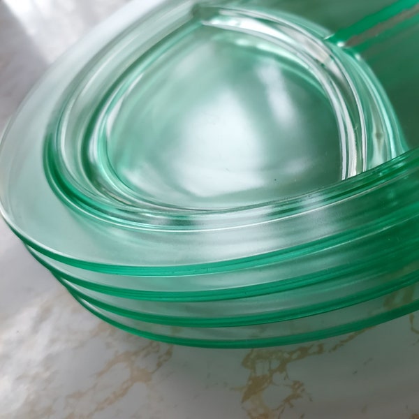 Vintage Glass Plates - Etsy