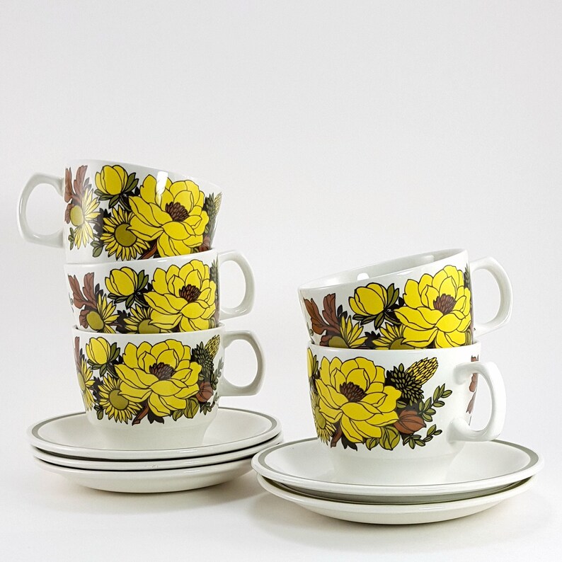 Vintage Retro Mod Floral Mayflower Pattern Grindley China - Etsy