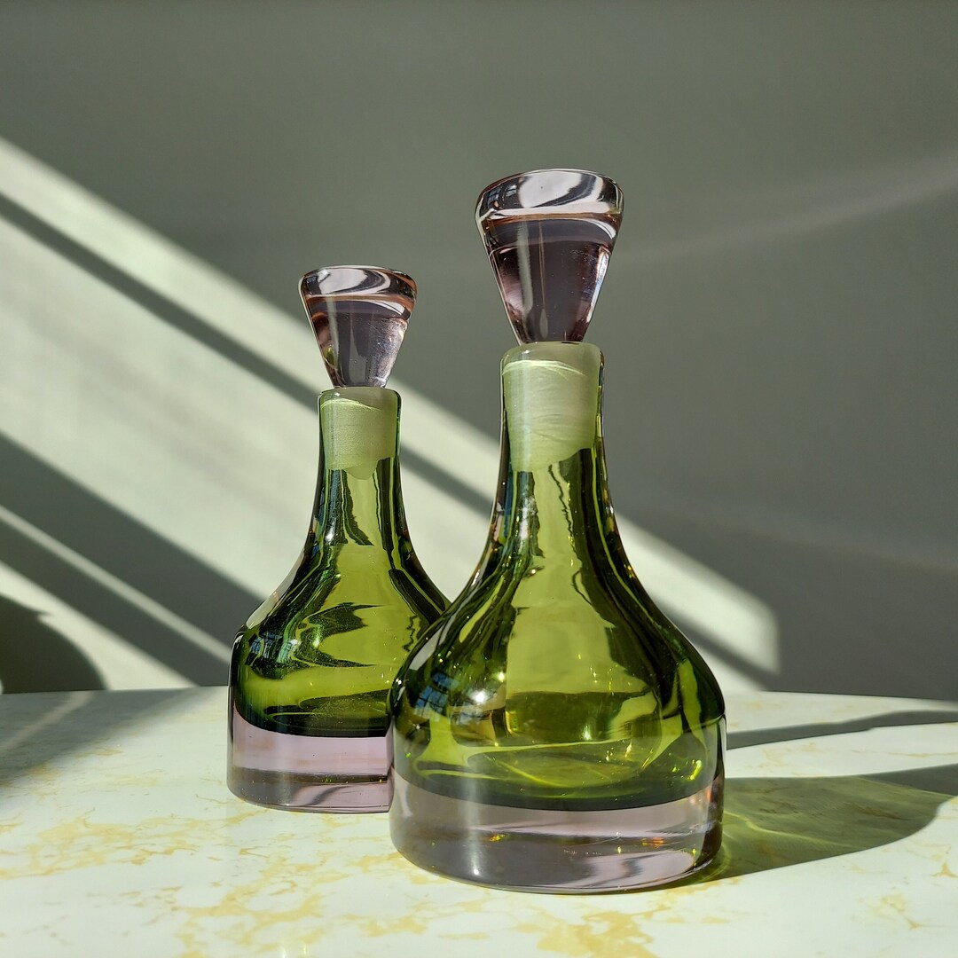 Vintage MCM Seguso Vetri D'arte Murano Sommerso Perfume Flasks Scent ...