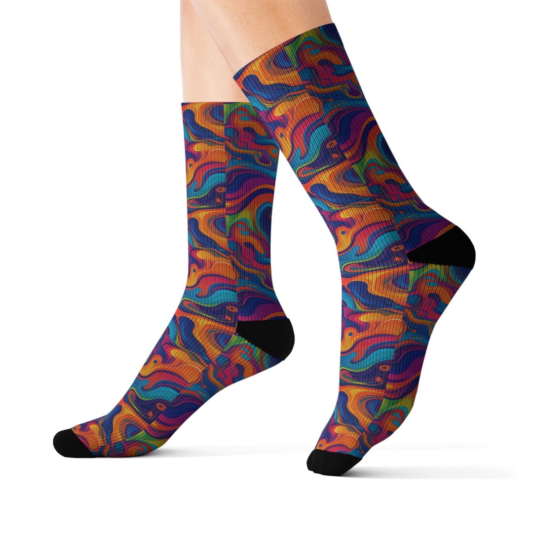 Groovy Funky Retro Fluid Toe Sacks - Etsy